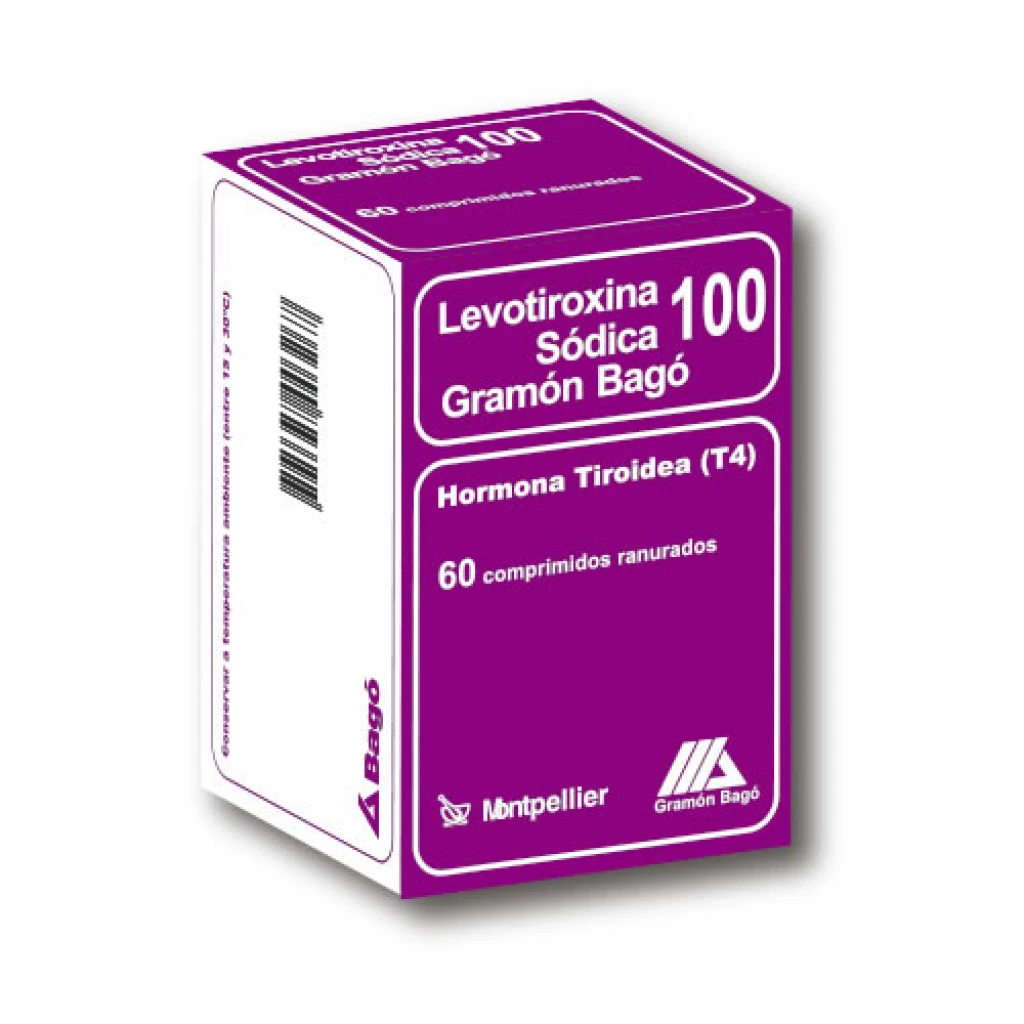 LEVOTIROXINA 100 MG X 60 COMPRIMIDOS – Crillon Farmacia