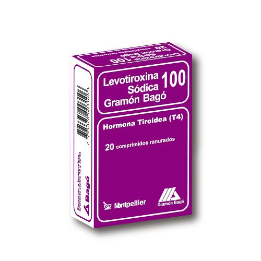 LEVOTIROXINA 100 X 20 COMPRIMIDOS – Crillon Farmacia