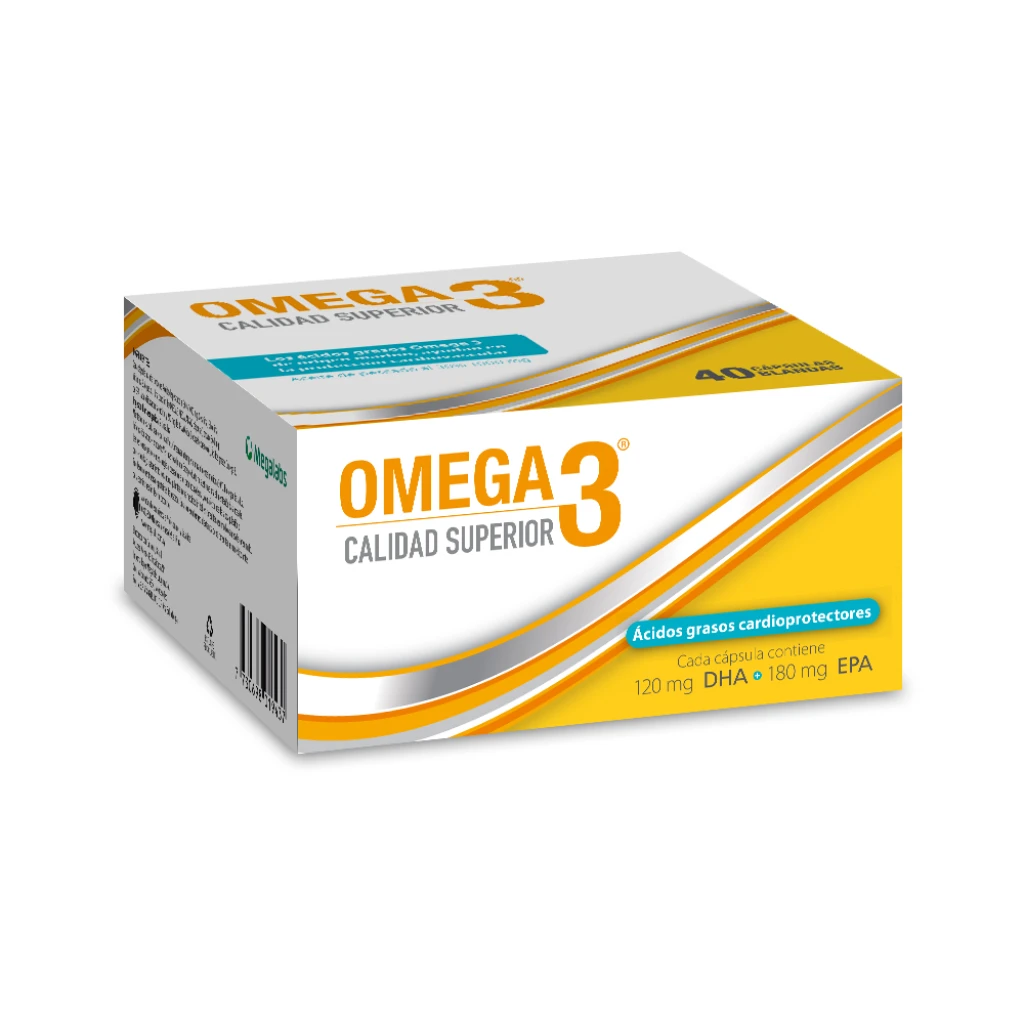 OMEGA 3 40 CAPS – Crillon Farmacia