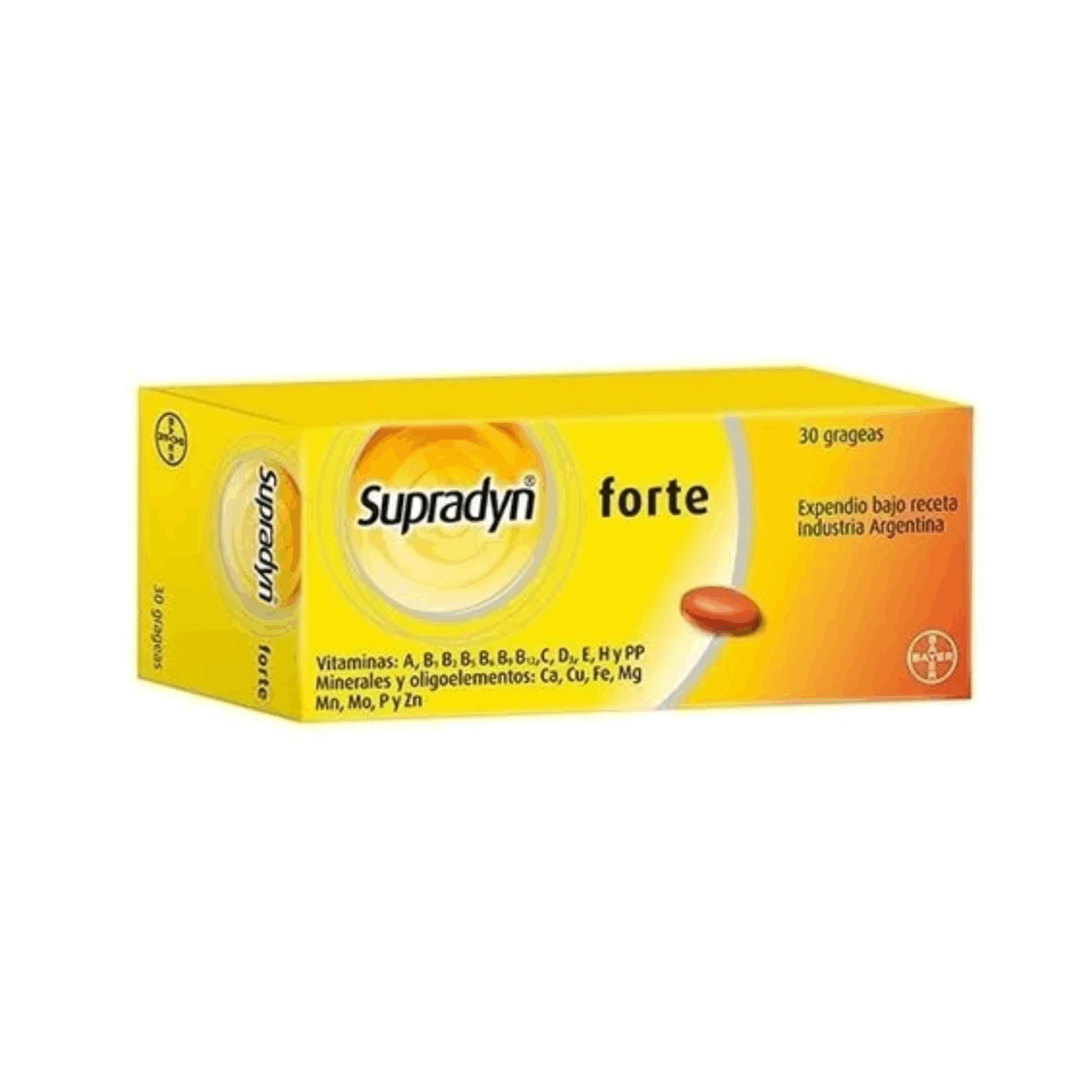 Supradyn Forte 30 Grageas – Crillon Farmacia